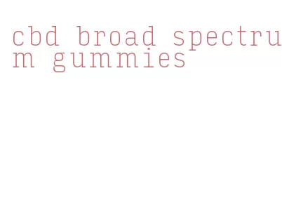 The Benefits of CBD Broad Spectrum Gummies for Overall Wellness - ﻿Inver