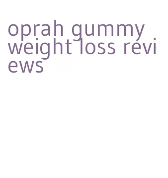 Oprah Gummies Weight Loss Reviews (2025): Do They Really Work? - ﻿Inver